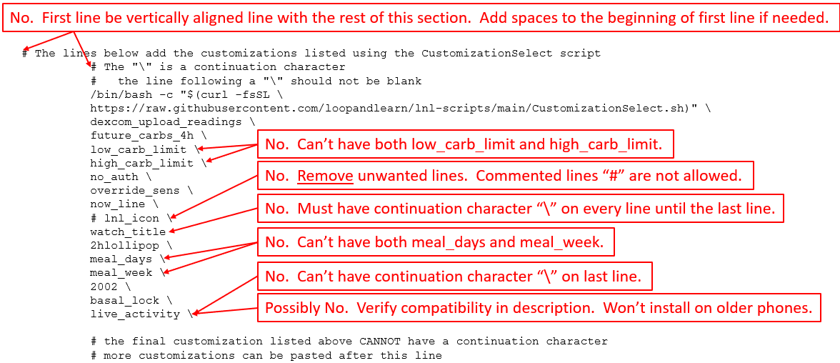 Code Customizations | Loop and Learn